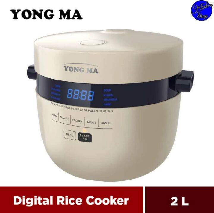YONG MA Digital Low Carbo Rice Cooker 2 L SMC8067 | Lazada Indonesia