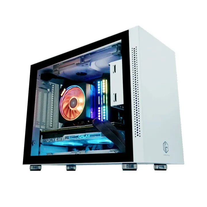 Cube Gaming AXEL - Tempered Gl Mini-ITX Gaming Case - White | Lazada ...