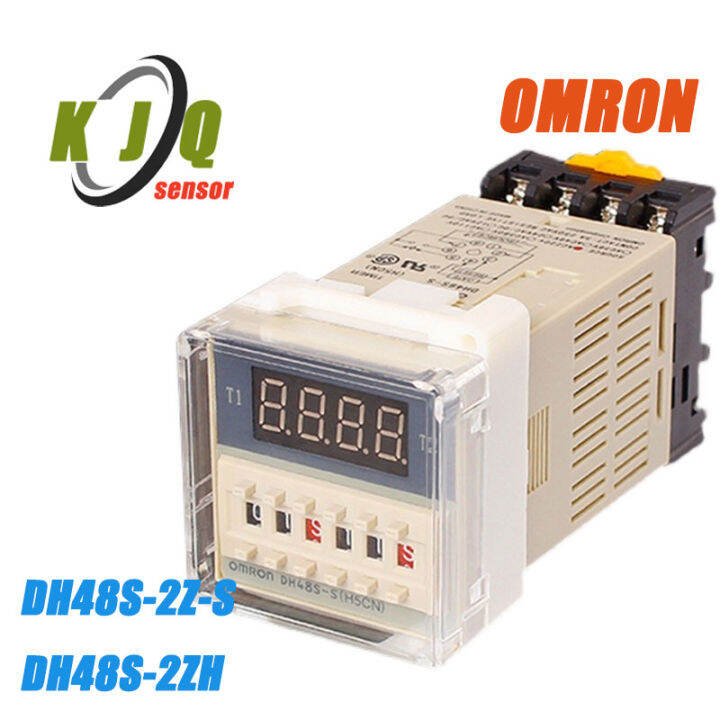 Adjustable Time Delay Relay OMRON Digital Time Relay DH48S-2Z-S DH48S-2ZH Cycle Controller DC12V ...