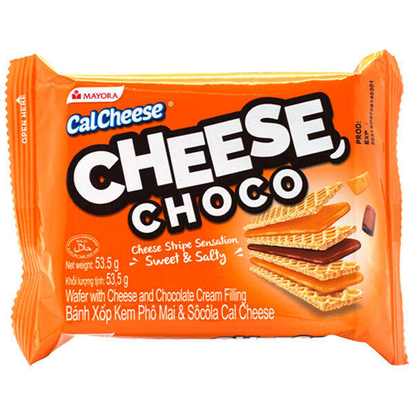 Cal Cheese Wafer Cheese Choco 48g | Lazada PH