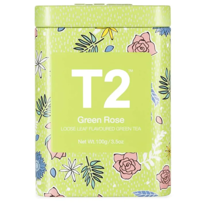 T2 Green Rose Tea Iconic Tin | Lazada PH