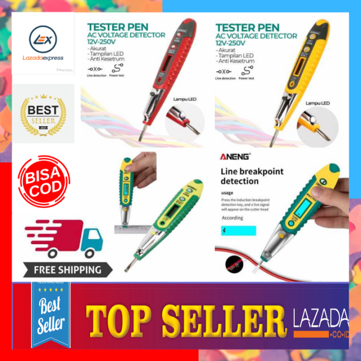 [COD] Tespen Listrik / Tester Non Contact / Tespen Listrik Digital Cek ...