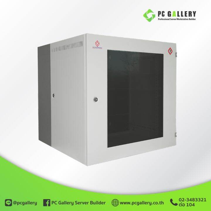 ตู้ SERVER RACK 19” GERMAN WALL RACK 12U G1-60412 ลึก 40 cm. (60 x 40 x ...