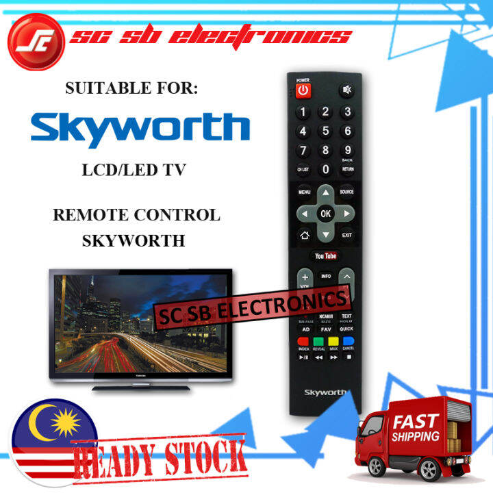 SKYWORTH LCD/LED TV REMOTE CONTROL | Lazada