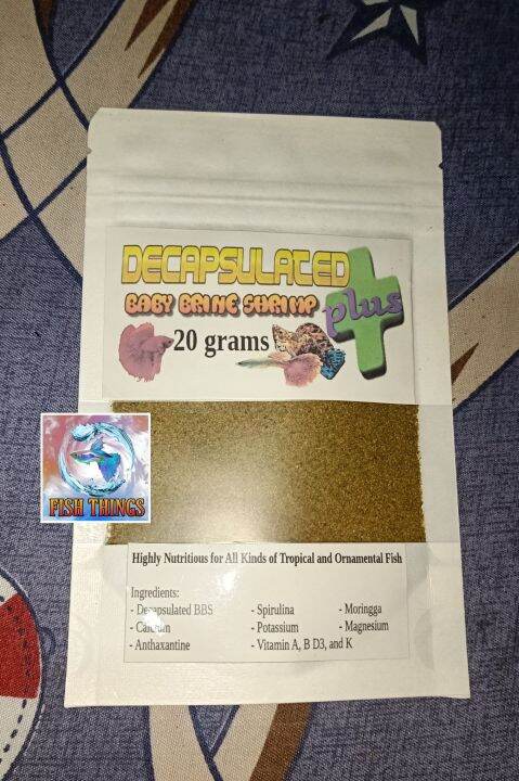 DECAPSULATED Baby Brine Shirmp PLUS+ (20 GRAMS) | Lazada PH