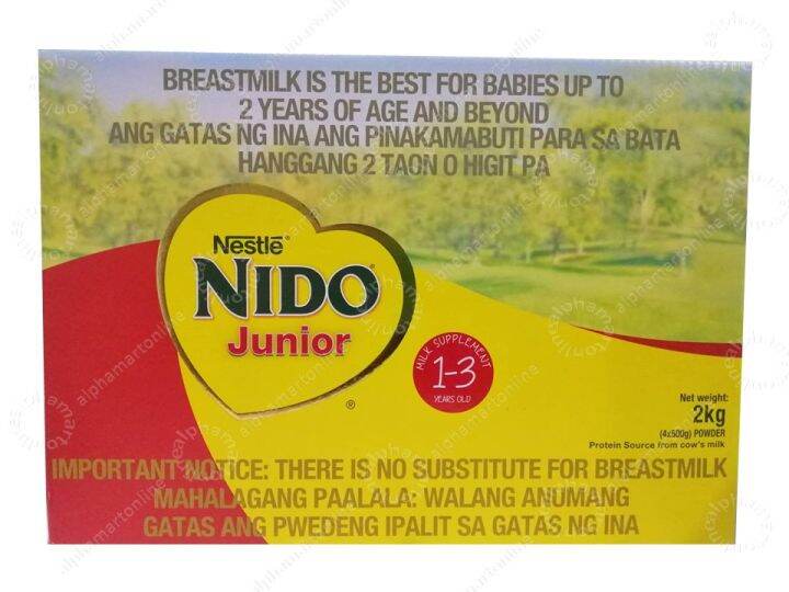 Nido Junior 1-3 years old 2kg | Lazada PH