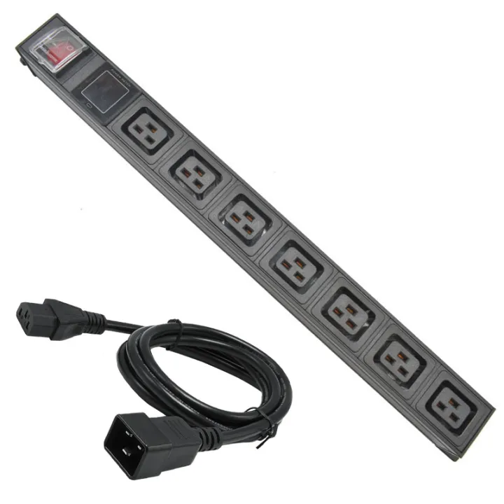 Pdu Power Strip C19 Output Multiple Socket 7 Ac Socket With Current 7512