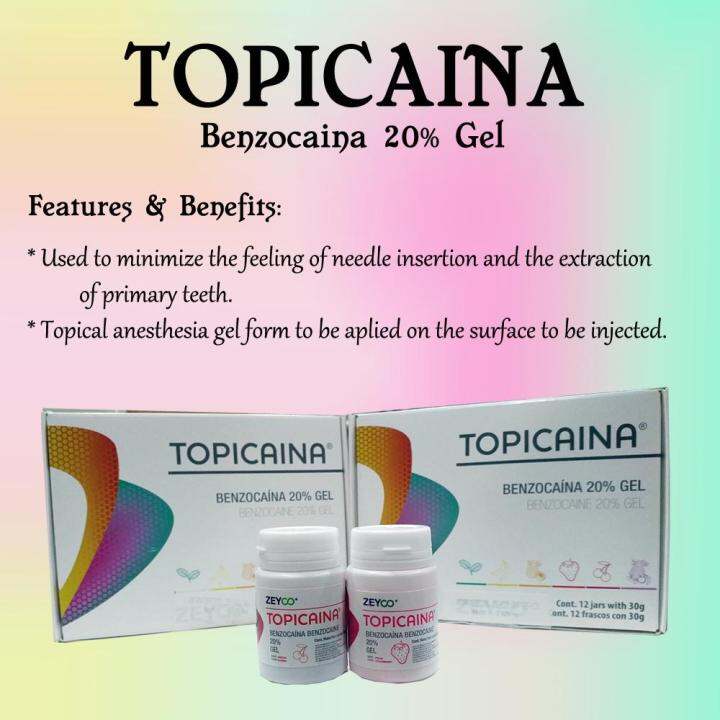 TOPICAINA GEL (Cherry and Mint Flavor) | Lazada PH