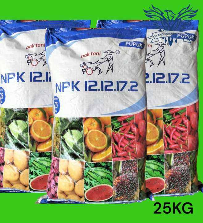 Karungan Pupuk NPK 12 12 17 2 Pak Tani 25KG NPK HORTI | Lazada Indonesia