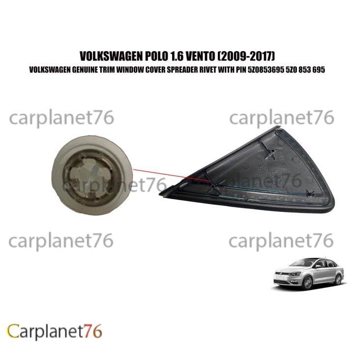 VOLKSWAGEN POLO 1.6 VENTO (2009-2017) SIDE MIRROR TRIM WINDOW COVER ...