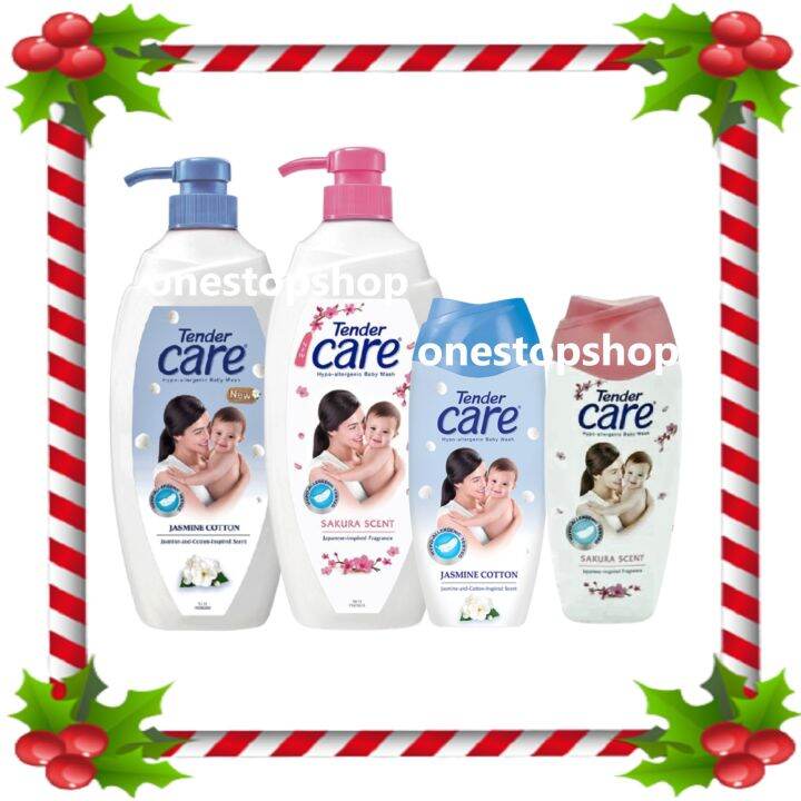 Tender Care Baby Wash Jasmine Cotton/Sakura/Lavender Oat Milk Scent ...