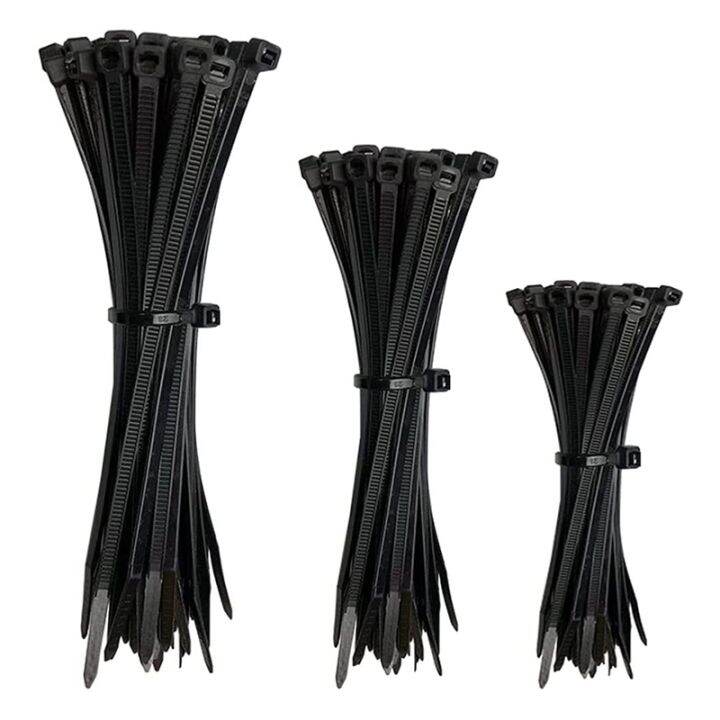 600 Pack Cable Ties Black 3.6mm Strong Nylon Zip Ties Wraps Heavy Duty ...