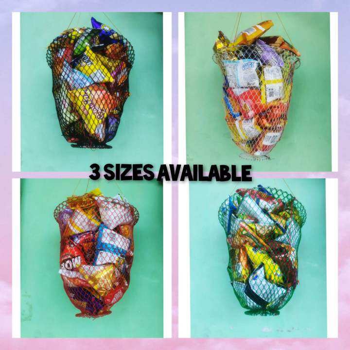 10 Pieces Hanging Net Buslo Sari Sari Store Basket Organizer Sabitan ng ...