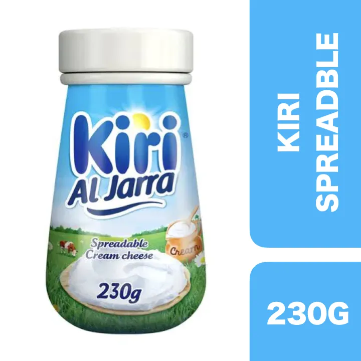 Kiri Al Jarra Spreadable Cream Cheese Jar 230g ++ คิริ อัลจาร่า สเปรดครีมชีสกระปุก 230ก. ...