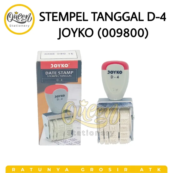 1 PCS STEMPEL TANGGAL D4 JOYKO (009800) - STAMPLE DATE STAMP | Lazada Indonesia