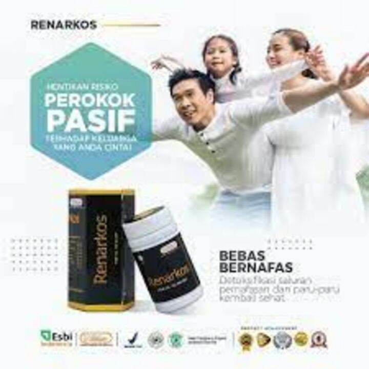 kapsul Herbal RENARKOS Herbamed Kapsul Detoksifikasi Paru Paru ...