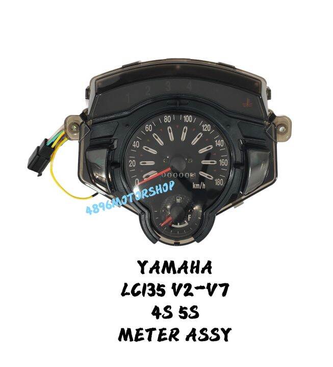 YAMAHA LC135 4S 5S V2 V3 V4 V5 V6 V7 METER ASSY SPEEDOMETER 4 / 5 SPEED ...