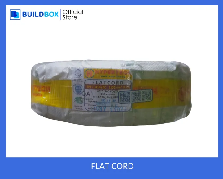 Hypertech FLAT CORD #14/2 2.0mm² - SPT wire two cores 150 meters ...