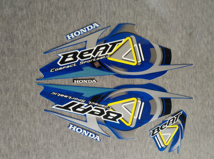 BEAT CARB 10 BLUE Stock Decal/Sticker | Lazada PH