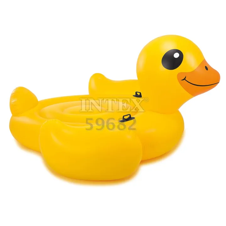 Intex Inflatable Mega Yellow Duck Island Float, 87" x 87" x 48" | Lazada PH