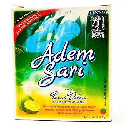 Adem Sari Untuk Panas Dalam 12 Box 72 sachet Adam Sari | Lazada