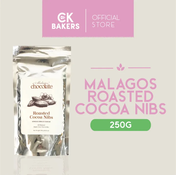 Malagos Chocolate Roasted Cocoa Nibs 250g/1kilo | Lazada PH