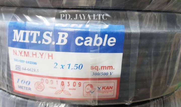 Mitsuba Kabel Listrik NYYHY 2x1,5 100 Meter | Lazada Indonesia