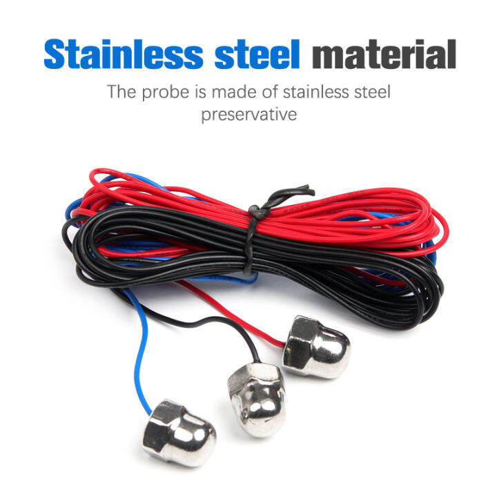 KingBe 3Pcs set 2m Stainless Steel Water Level Probe For Water Level ...