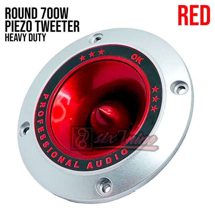 RED Round Piezo Tweeter 700W Heavy Duty | Lazada PH