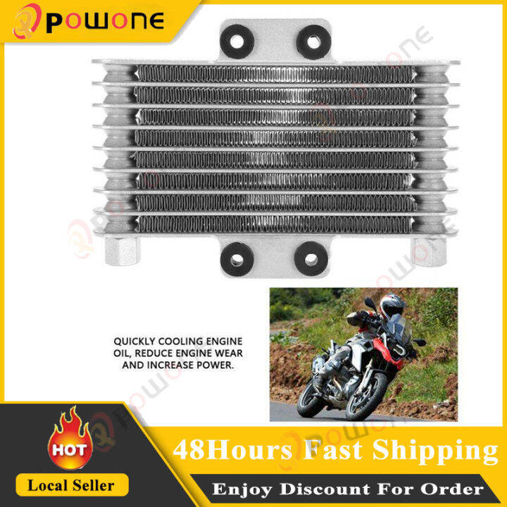 Aluminum 125ml engine oil cooler cooling radiator for 125cc-250cc ...