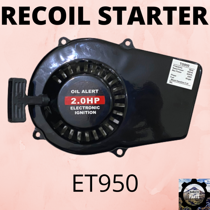 Recoil Starter ET950 for 950-1000 watts Generator | Lazada PH
