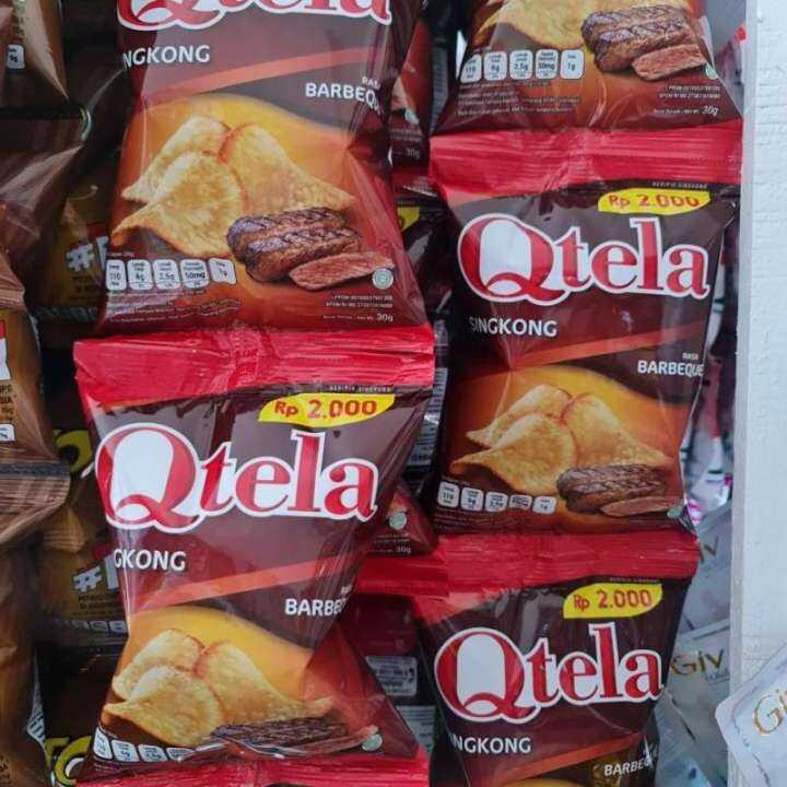 Qtela singkong BBQ 23gr renceng | Lazada Indonesia