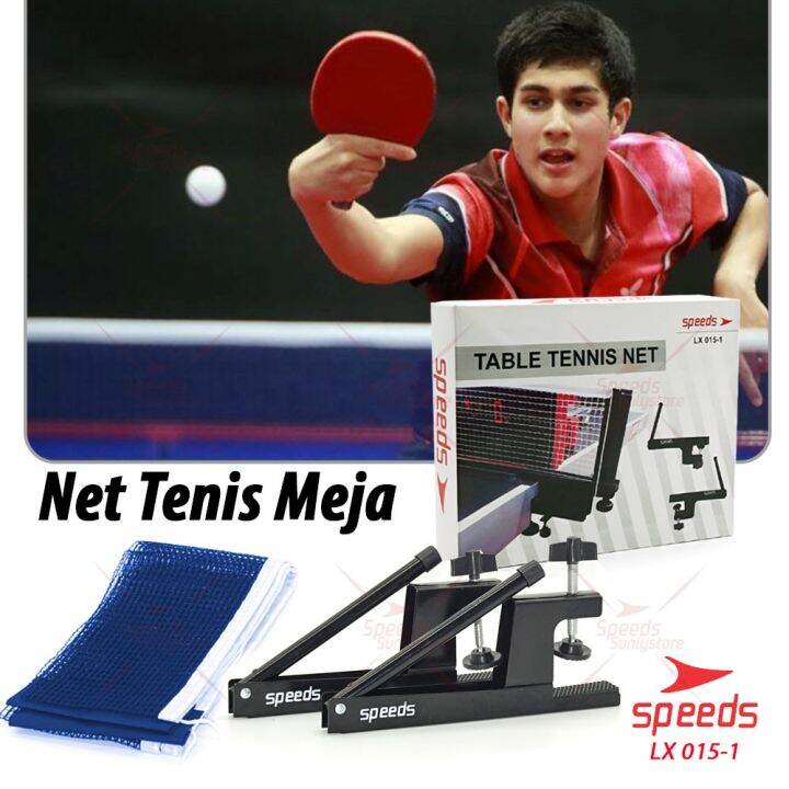 SPEEDS Tiang Net Jaring Pingpong Ping Pong Tenis Meja Tarik 160c 015-01 ...