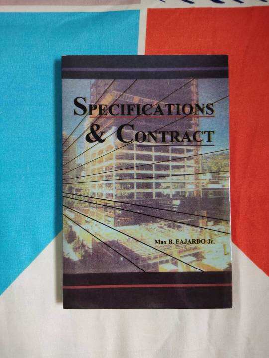Specifications and Contract by Max B. Fajardo Jr. | Lazada PH