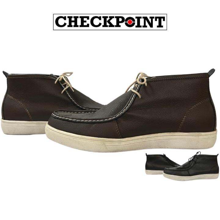 Checkpoint MARIKINA MADE men's BOOTS black dark brown | Rico | Lazada PH