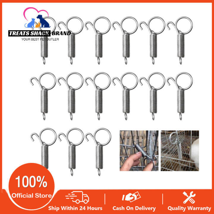 10Pcs Spring Lock for Rabbit Cage Multi-purpose Pet Cage Door Lock ...