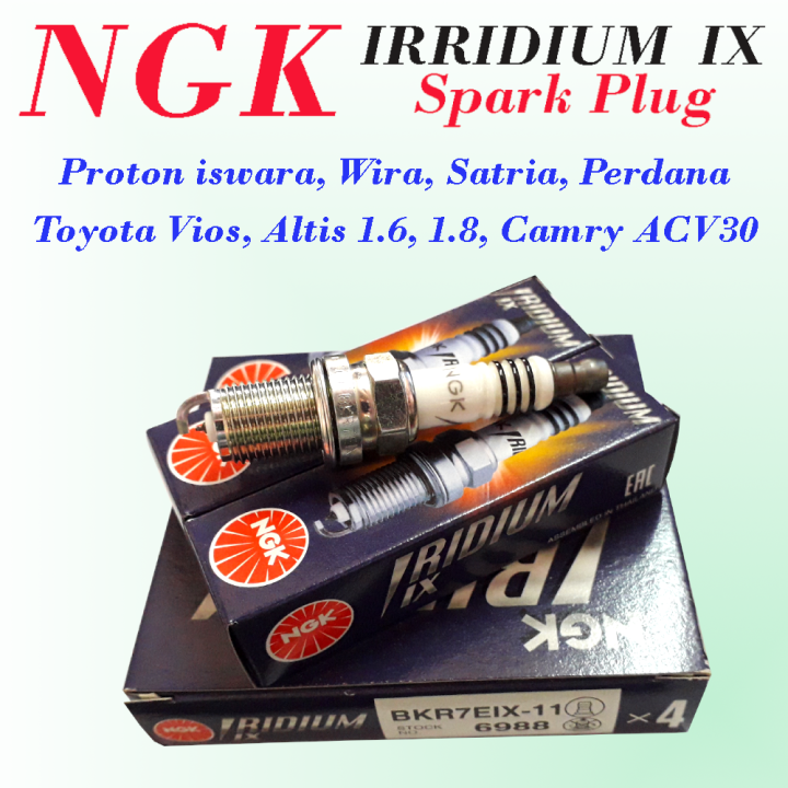 NGK IRIDIUM IX Spark Plug for Proton Iswara, Wira, Satria, Perdana ...