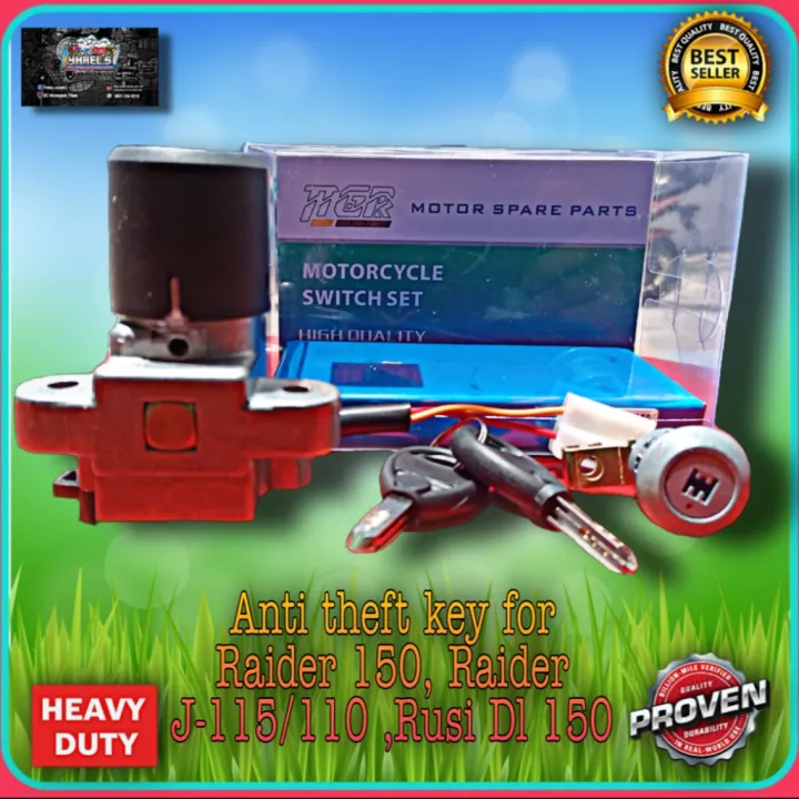 【Ready Stock】 TTGR anti theft ignition key for raider 150 raider j ...