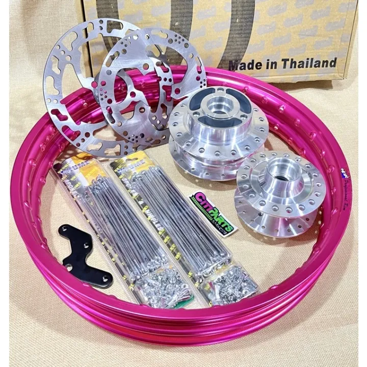 RIM SET RAIDER 150 CARB/Fi w/ BEARINGS & spacer -THAILAND MADE RIM ...