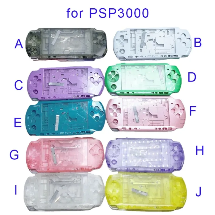 คุณภาพสูงสำหรับ PSP3000 PSP 3000เปลี่ยน Shell Case Full Psp 3000 Shell ...