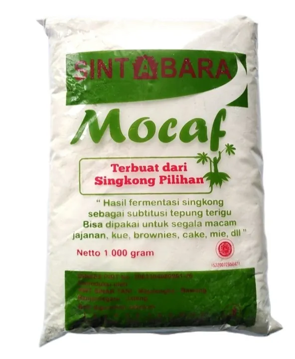 Tepung mocaf sinta bara kemasan 1 kg / tepung singkong / tepung mocaf ...
