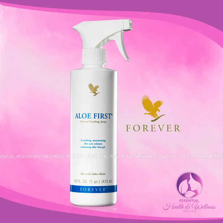 Forever Aloe First Natural Soothing Spray Aloe With Select Herbs 473