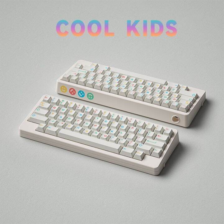 COD In stock /cherry profile Keycaps /Dye sublimation/ cool kids/Honor ...