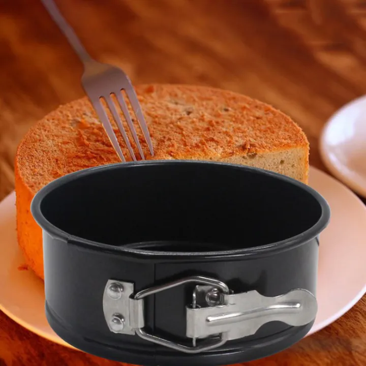 Non-Stick Baking Springform Round Cake Tin Tray Pan 4 Inch Spring ...