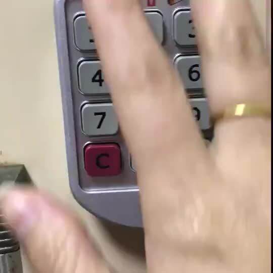 Keyless Digital Door Lock Electronic Keypad Security Pas Cabinet Code ...