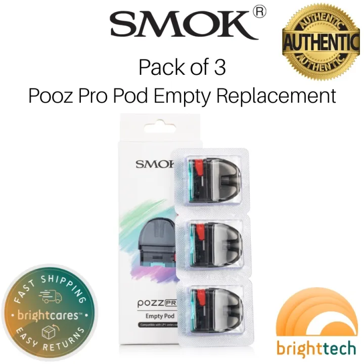 Hot sale SMOK Pozz Pro Pod Replacement Empty Catridge - Legit Pack of 3 ...