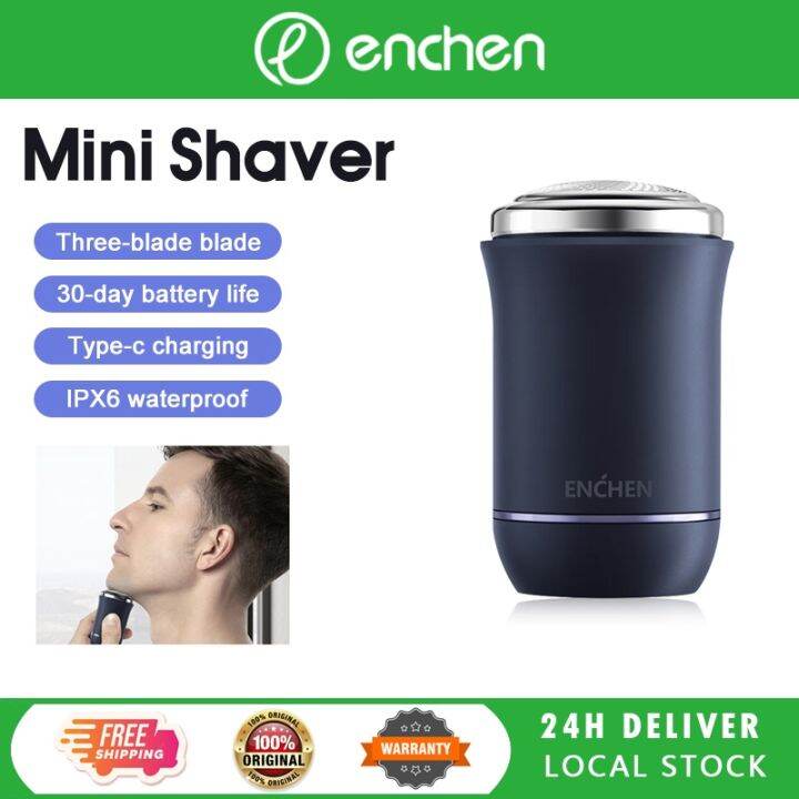 Enchen Men Mini Electric Shaver Traveller Portable Trimmer Type-C ...