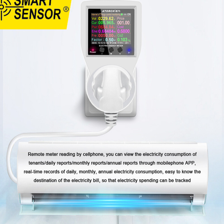 Smart Sensor BT Version Intelligent Power Socket Electricity Power ...