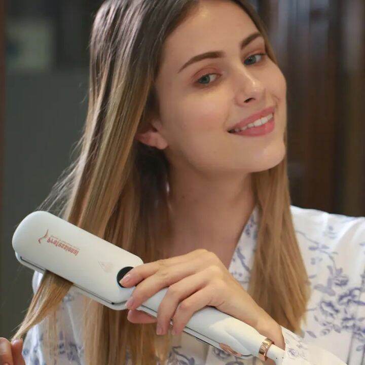 Maria4 Infrared and Vapor Steam Pod Straightener Salon 2 1 Flat Irons ...