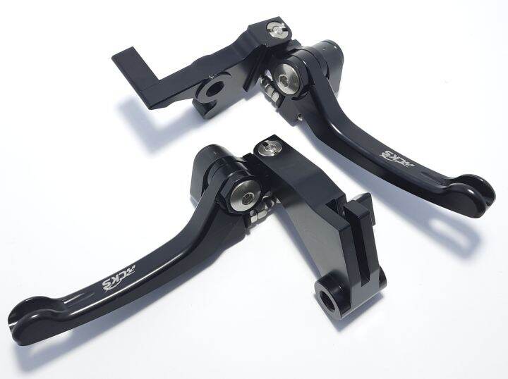 Handle Set KLX 150 D-Tracker CNC Setelan Model Lipat/ Tekuk Hitam - CKS ...